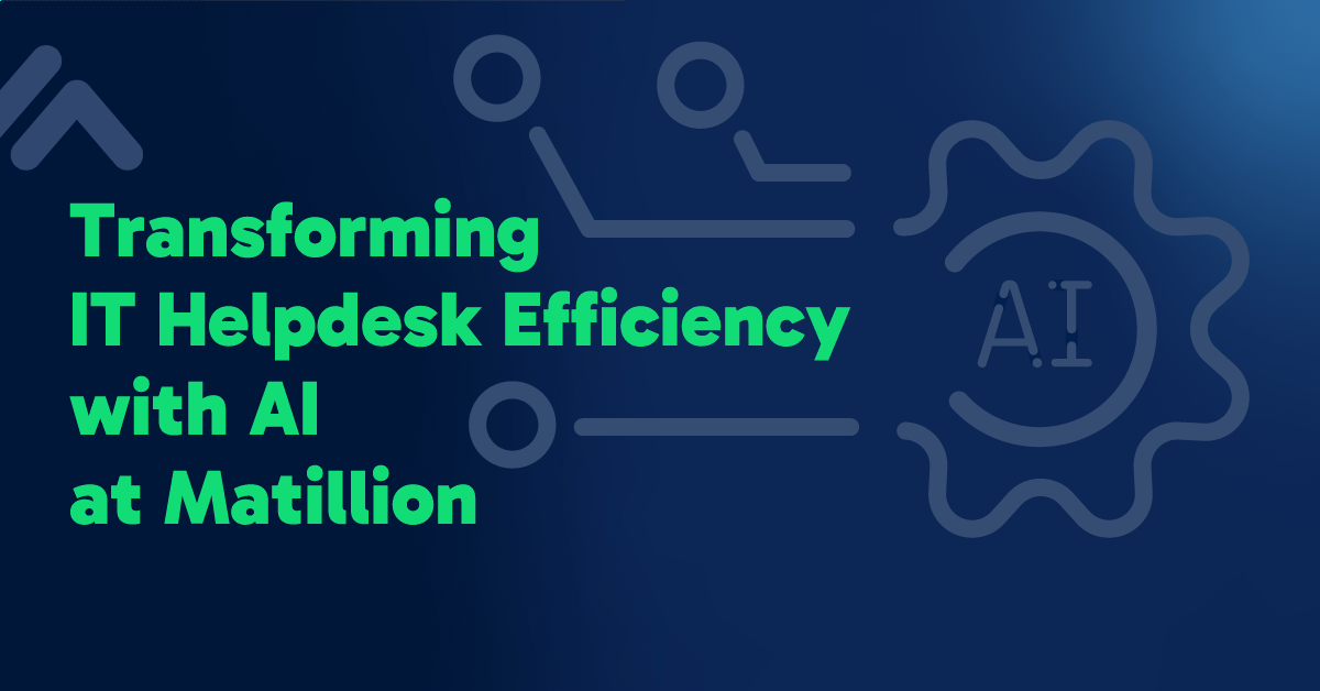 Transforming IT Helpdesk Efficiency with AI at Matillion