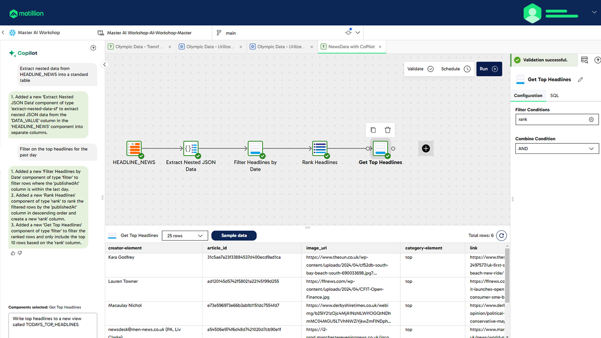 Generative AI Pipeline Platform for Data Engineers | Matillion